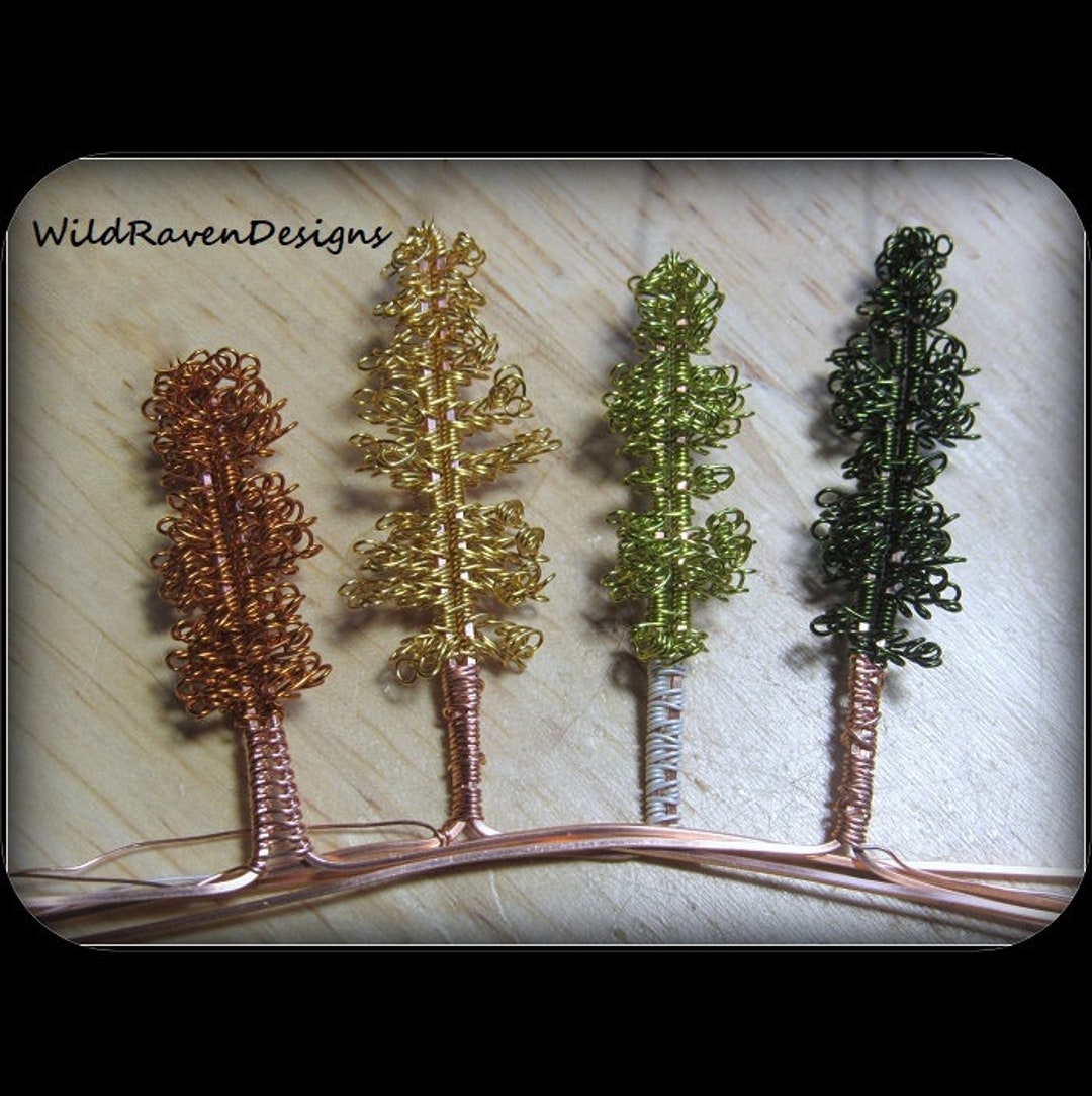 Birch, Aspen or Poplar Columnar Wire Weave Tree Tutorial~trees ONLY - Etsy