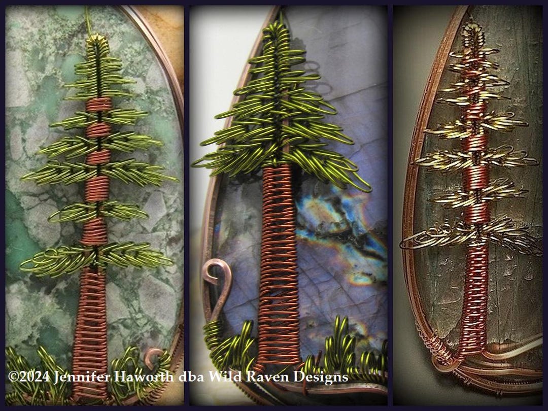Redwoods, Sequoia and Douglas Fir Wire Weave Tutorial TREES ONLY - Etsy