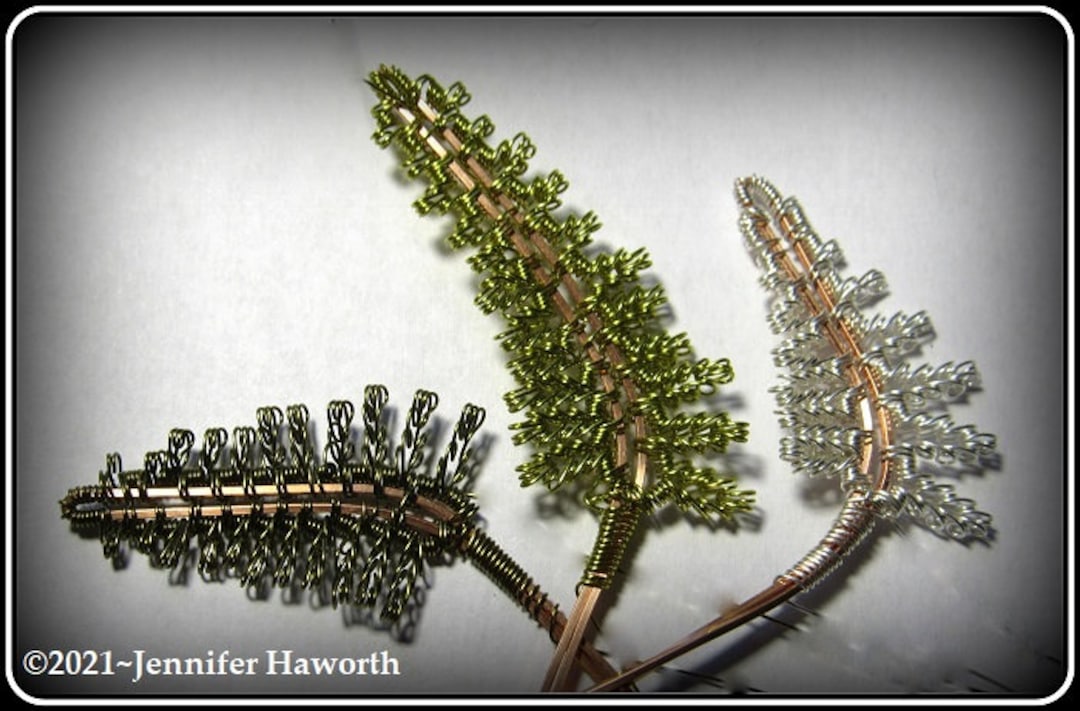 Wire Weave, Wire Work, Woodland, Forest, Ferns Tutorial - Etsy