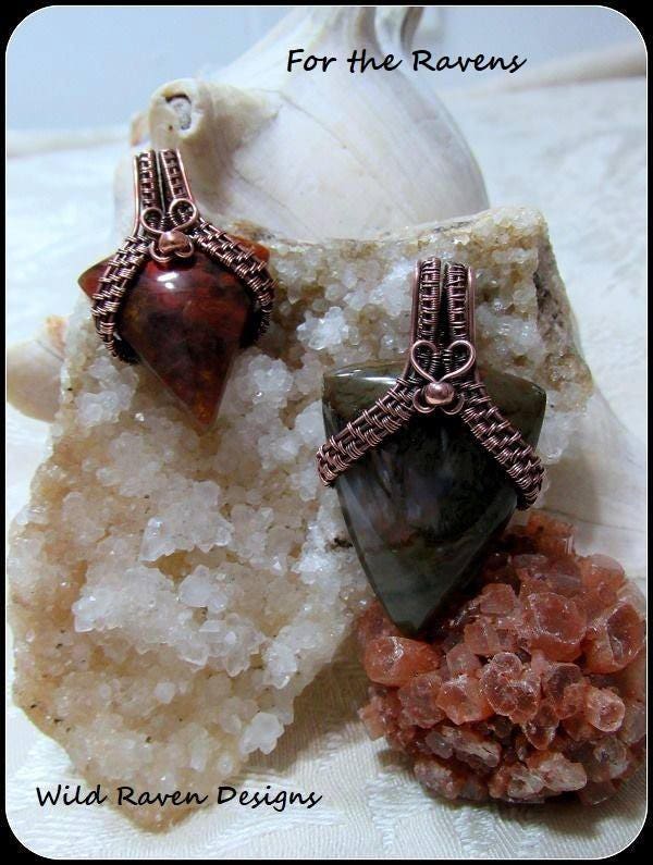 For the Ravens Wire Weave Pendant Tutorial - Etsy Canada