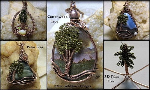 Three Wire Woven Trees Tutorial, Palm Trees and Cottonwood, Only Trees ...