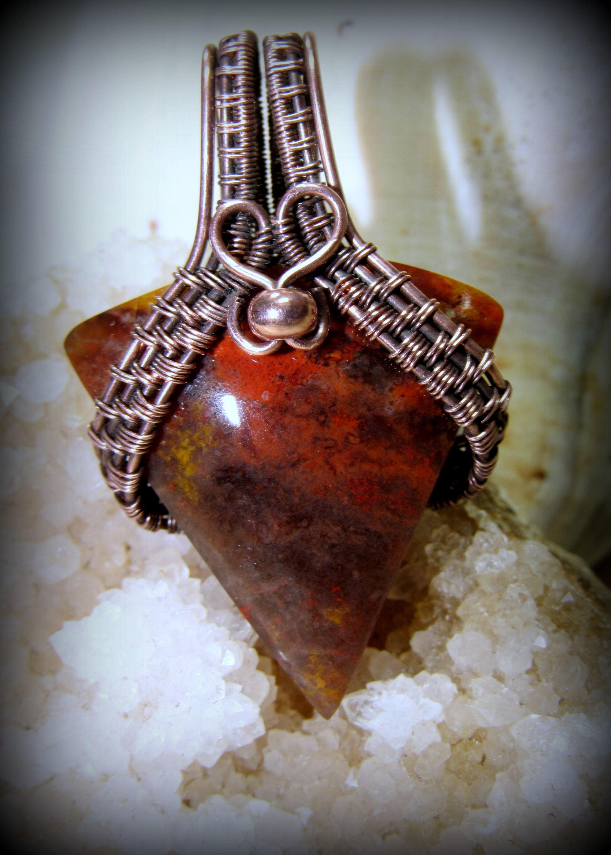 For the Ravens Wire Weave Pendant Tutorial - Etsy Canada