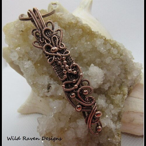For the Ravens Wire Weave Pendant Tutorial - Etsy Canada