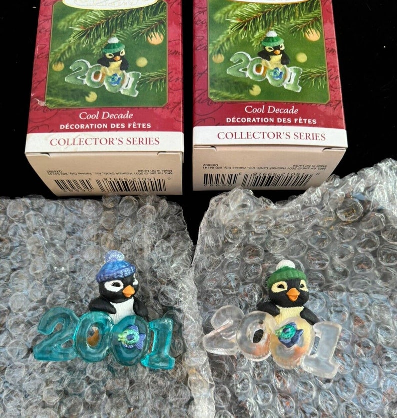 New! Hallmark 2001 Cool Decade & Signed Repaint Penguin Christmas ...