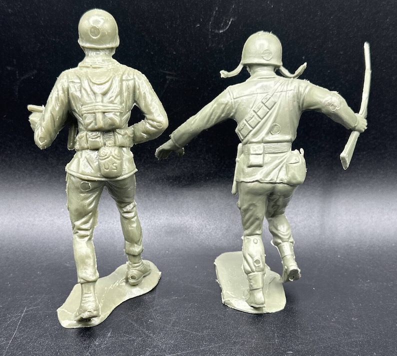 Vintage Louis Marx 6 & 5 WWII Army JUMBO Lot of 2 1960s - Etsy