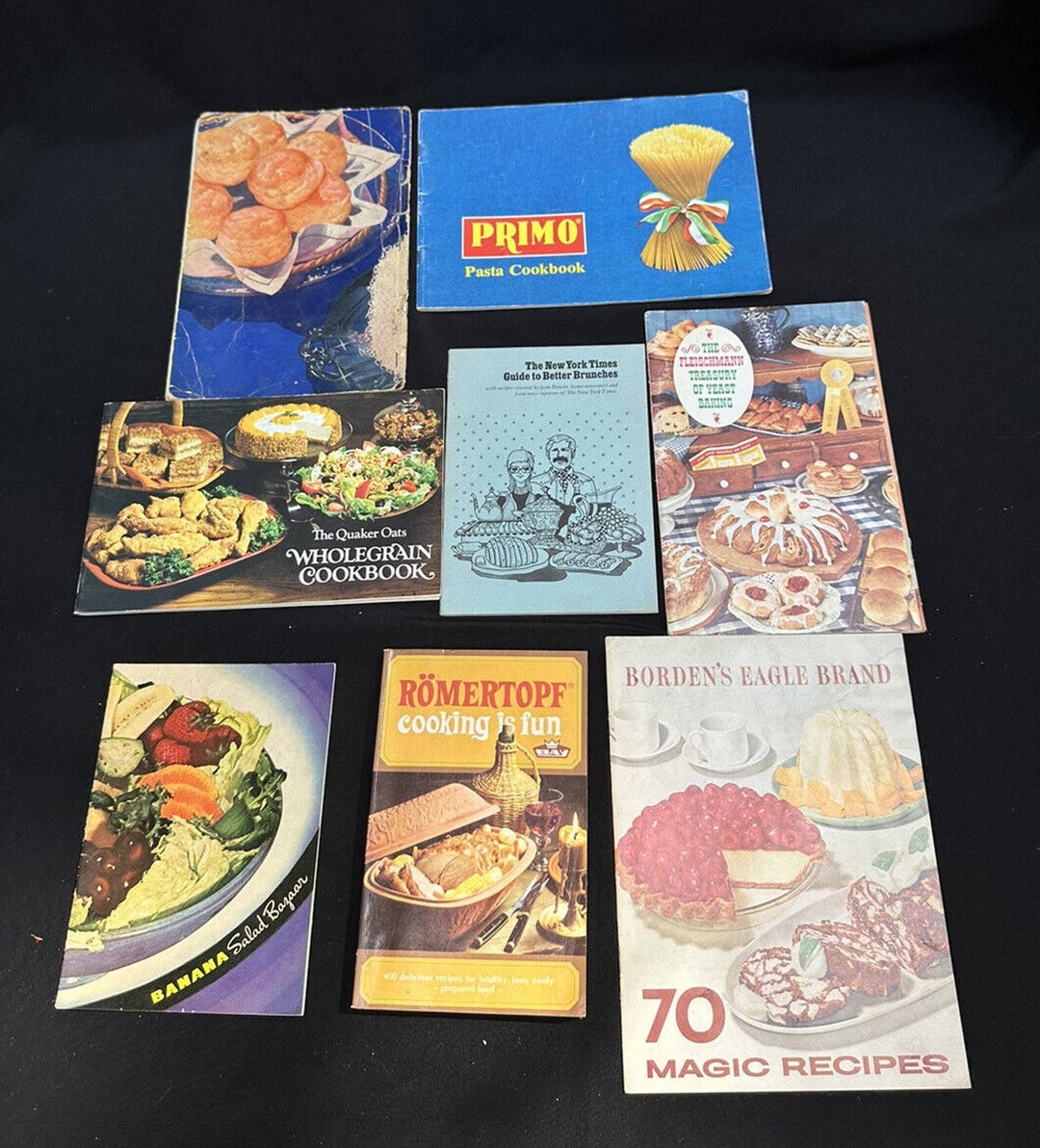 Mixed Lot of 8 Mini Vintage Cookbooks and Booklets - Old Recipes 1950s ...