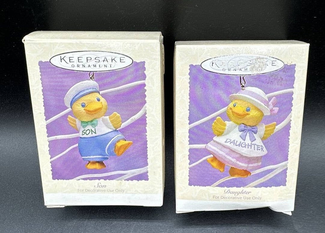 1995 Hallmark Ornament Easter Collection SON & Daughter Springtime ...