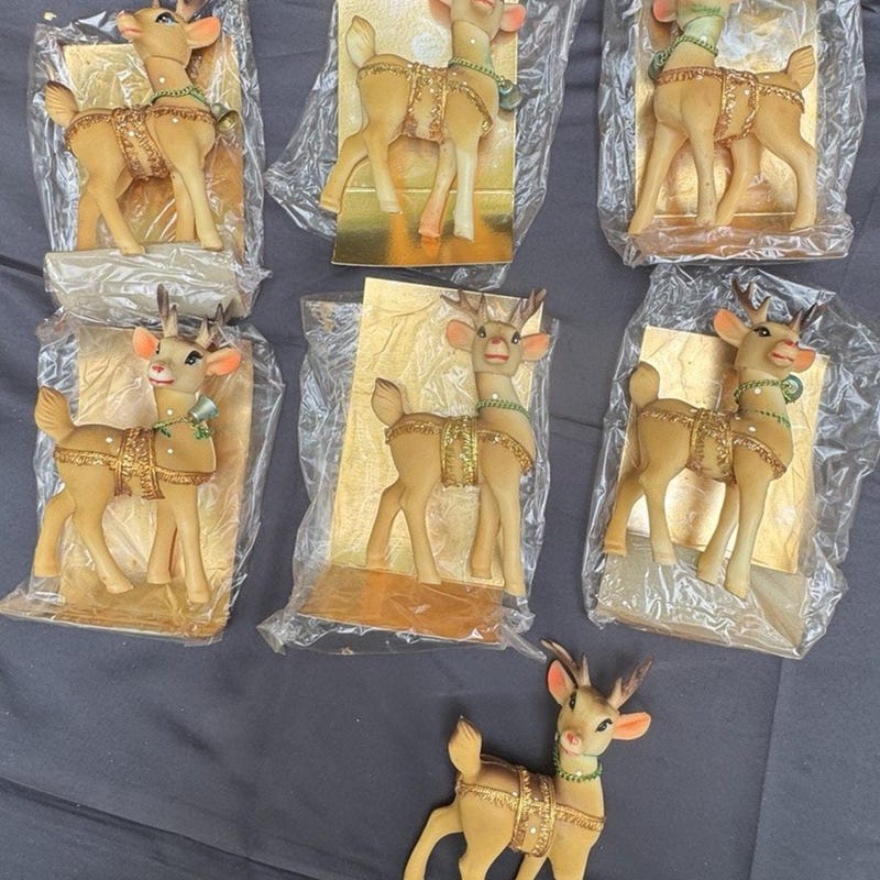 Japanese Rubber Reindeer - Etsy