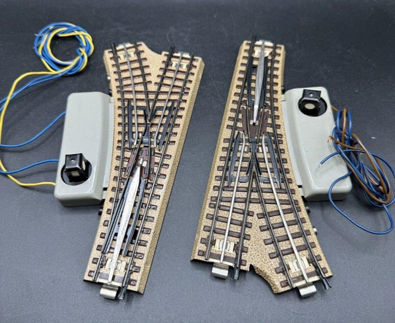 Marklin Ho 3600 MWS Electric Switch Set With Brass Rails #21 Nice! - Etsy