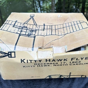 Replica Kitty Hawk Flyer Wood Airplane Dec 17, 1903 - Kitty Hawk NC in ...