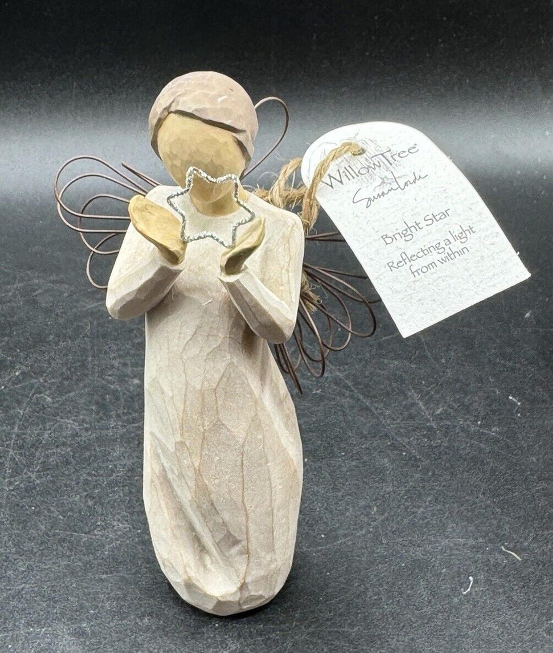 Willow Tree Bright Star Angel Figurine Ornament Glitter Demdaco Lordi ...