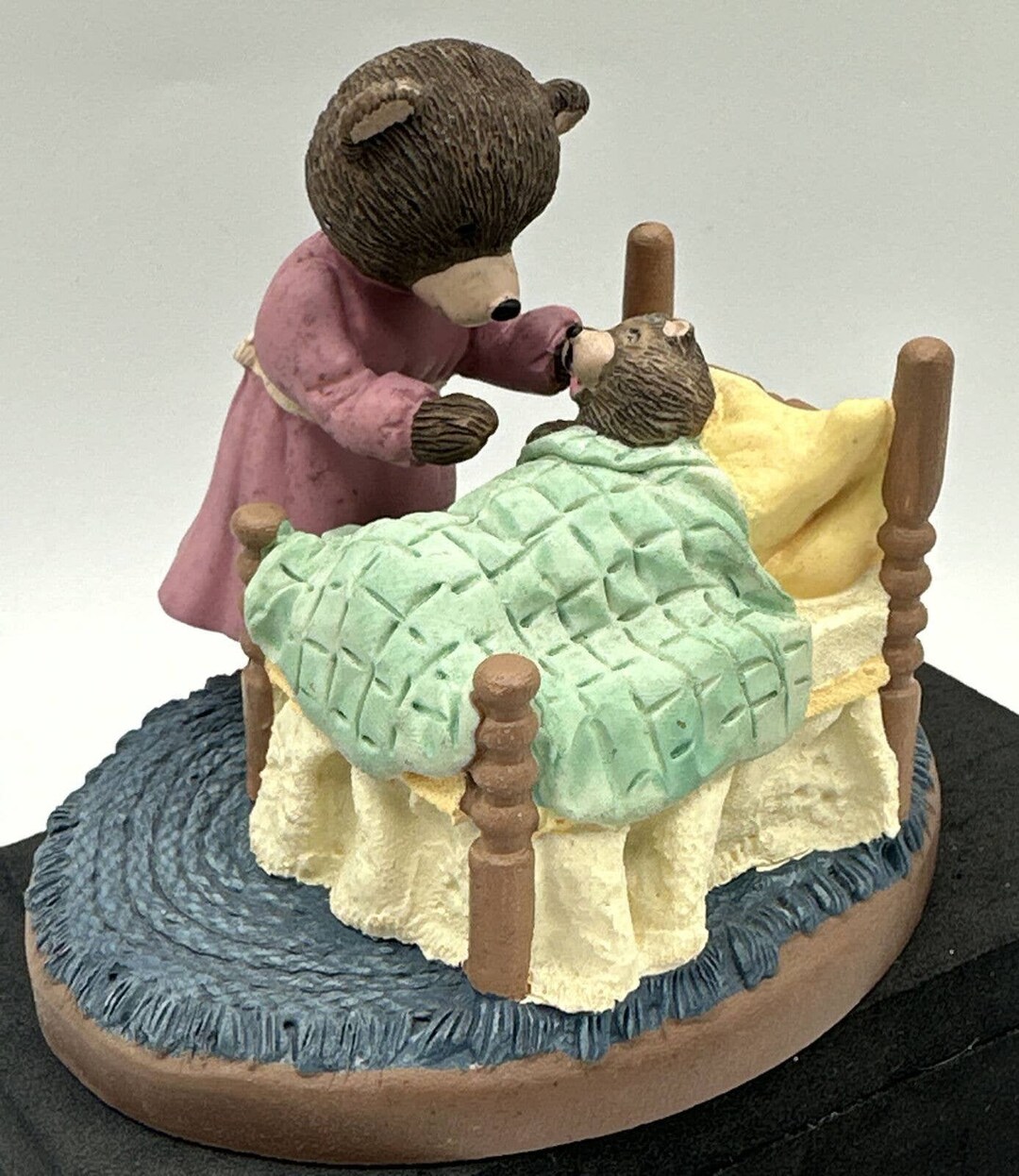 Hallmark Tender Touches "mother Tucks You in at Night” Figurine 1990 ...