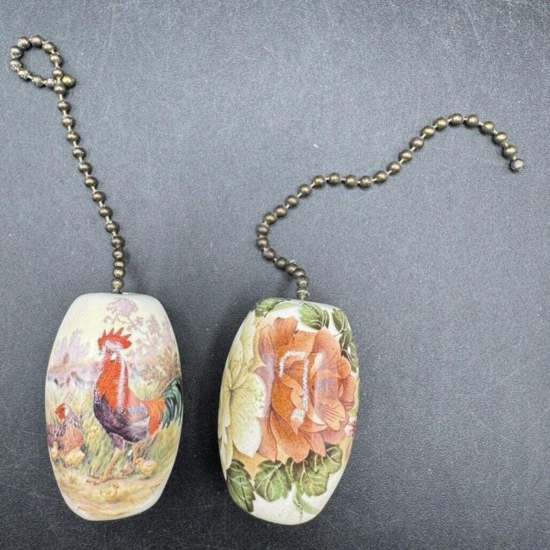 Ceramic Fan Pulls - Etsy