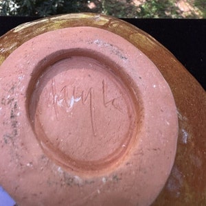 Vintage MCM Modernist Signed Studio California Clay Pottery Piece S49 ...