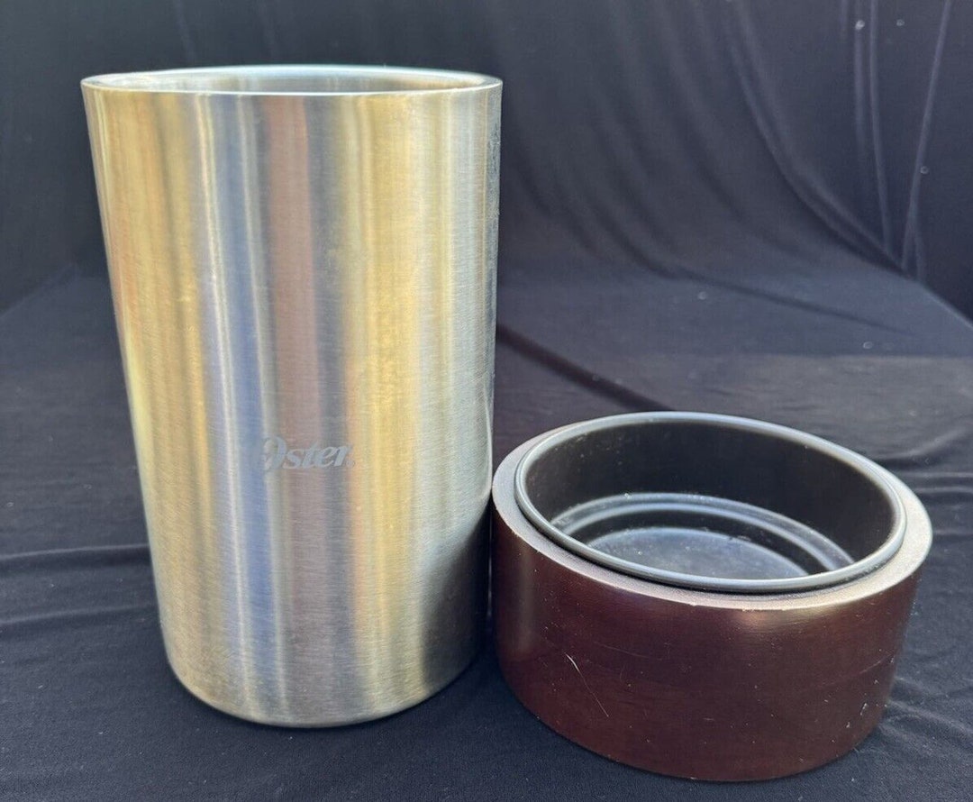 Oster Stainless Steel Double Insulated Wine Chiller and Crate & Barrel ...