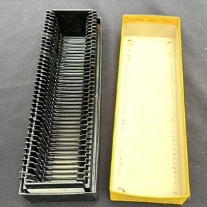 Vintage Kodak Cavalcade Slide Tray With Mounts Slide Capacity in Box ...