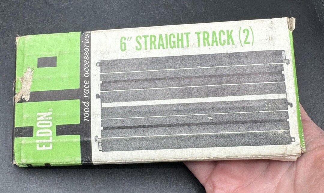 ELDON HO Road Race Accessories Slot Car Racing 6 Inch Strait Track ...