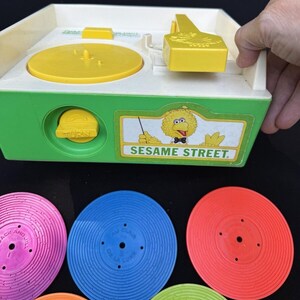 1984 Fisher Price Sesame Street Music Box Record Player 995N With 5 ...