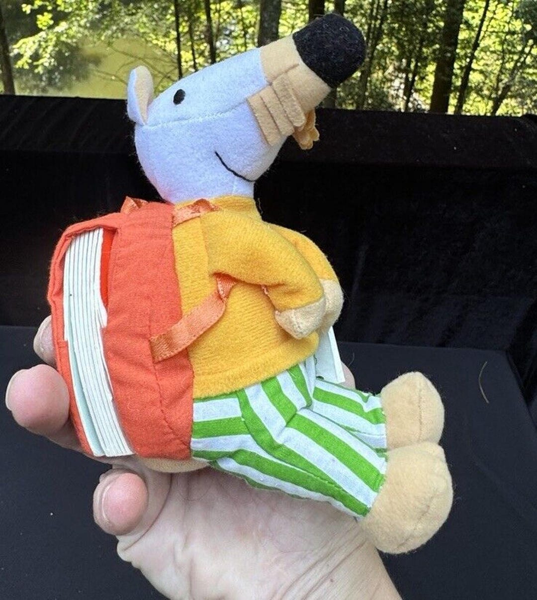 Nickelodeon Maisy Goes Shopping Board Book Plush Pal 1999 Plush & Boom ...