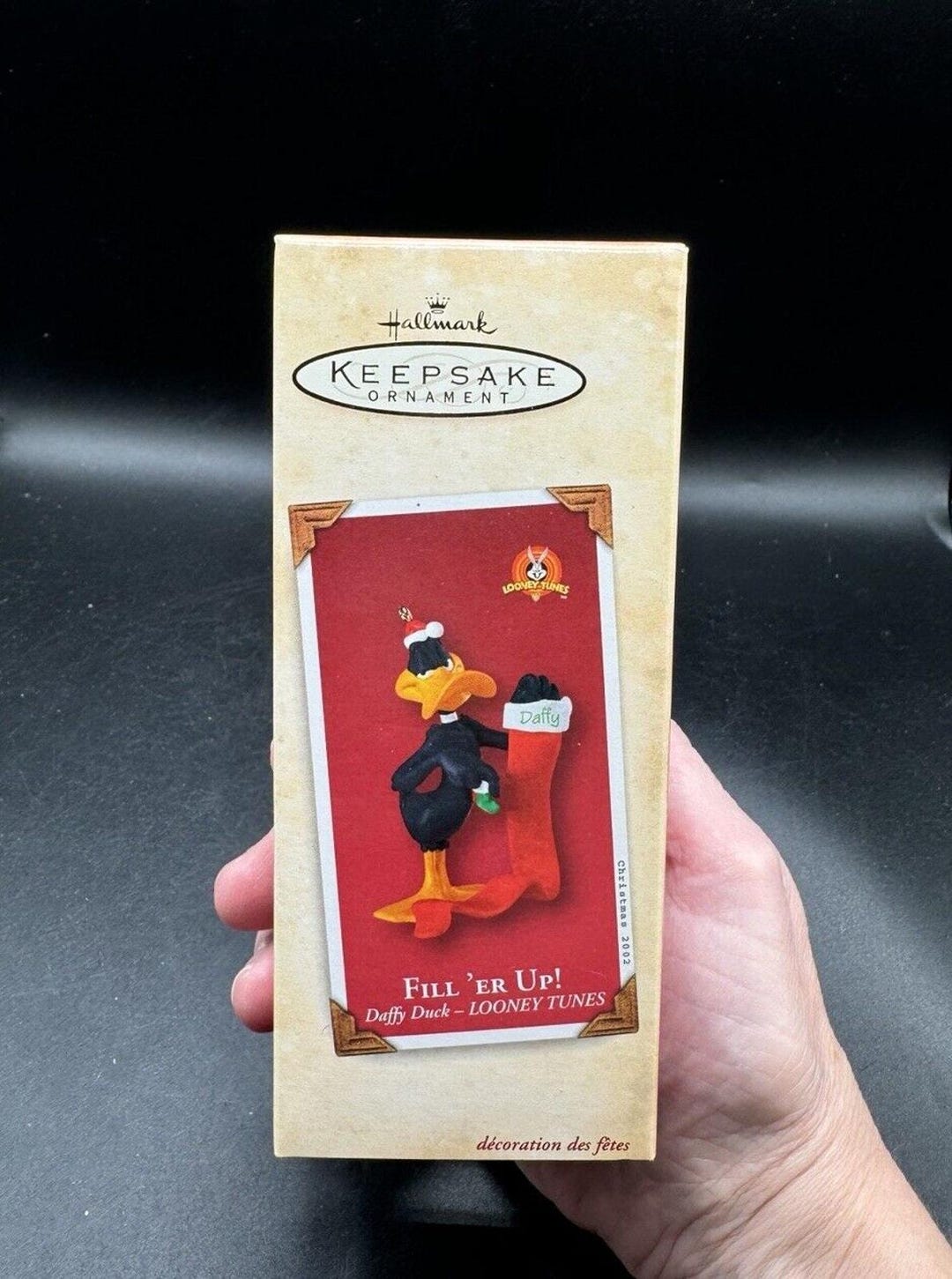 Brand New Looney Tunes Hallmark Christmas Ornament Daffy Duck Fill Er ...