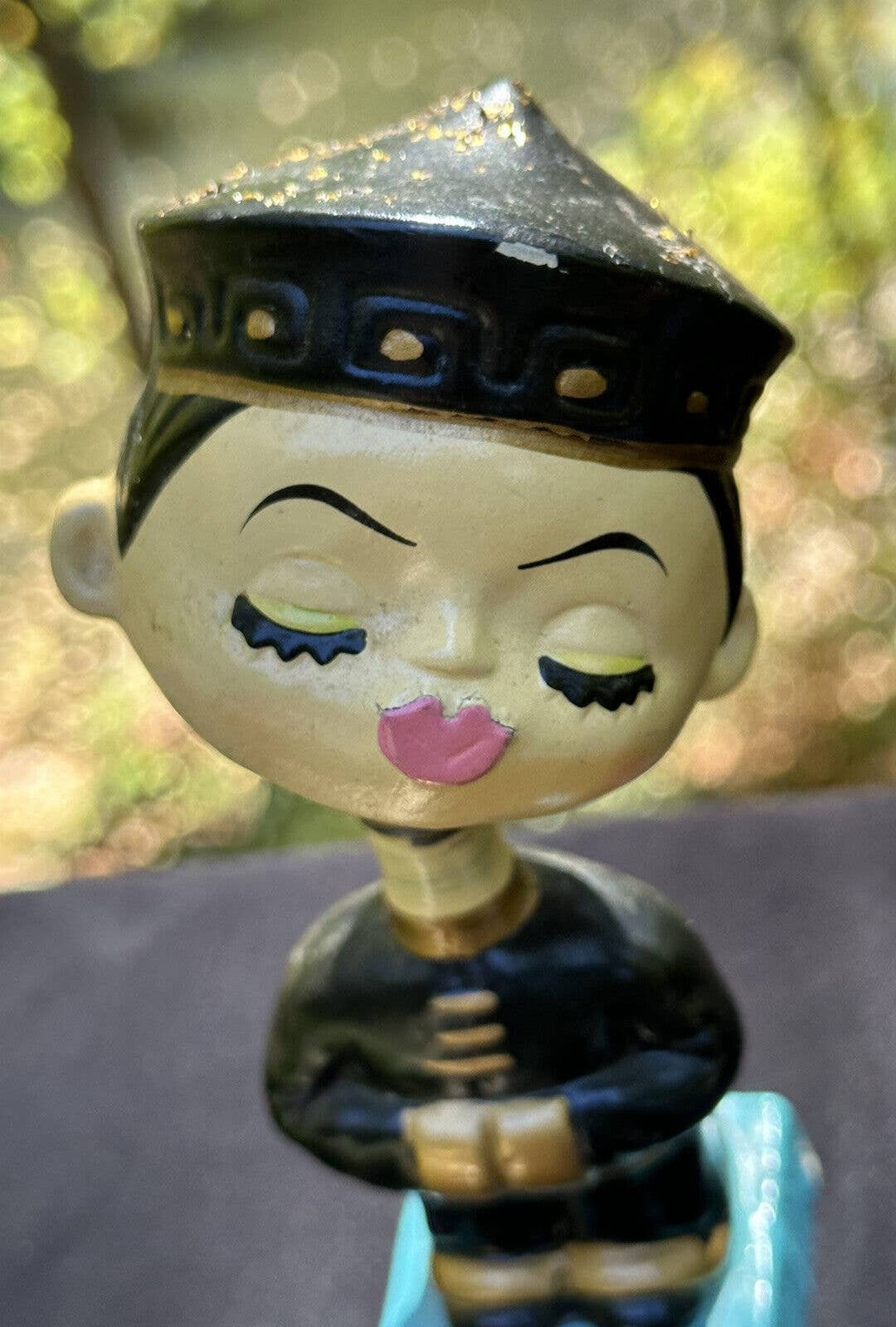 Vintage Asian Boy Let's Kiss Bobblehead Bank About 6 Inch High Japan ...