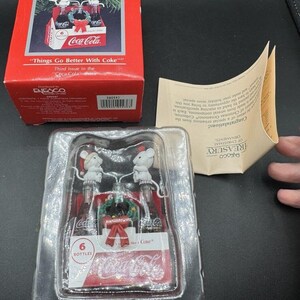 1991 Enesco Coca-cola Things Go Better With Coke Christmas Tree Mice ...
