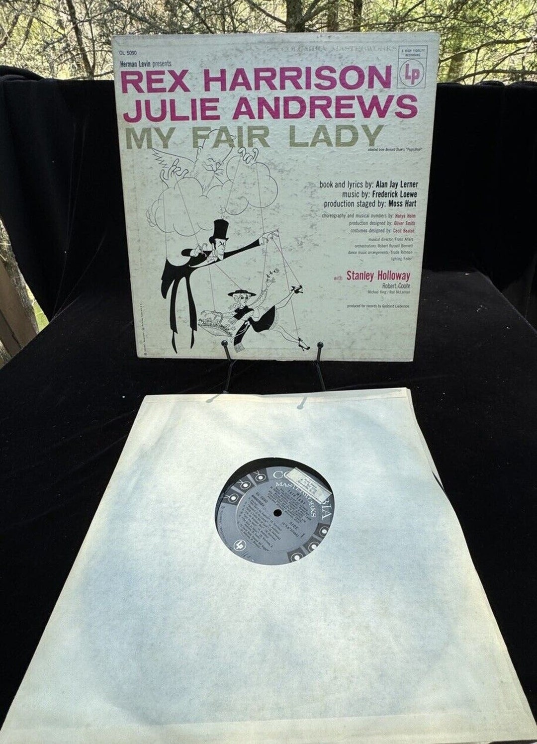 My Fair Lady Herman Levin Rex Harrison Julie Andrews Record Vinyl Nice ...