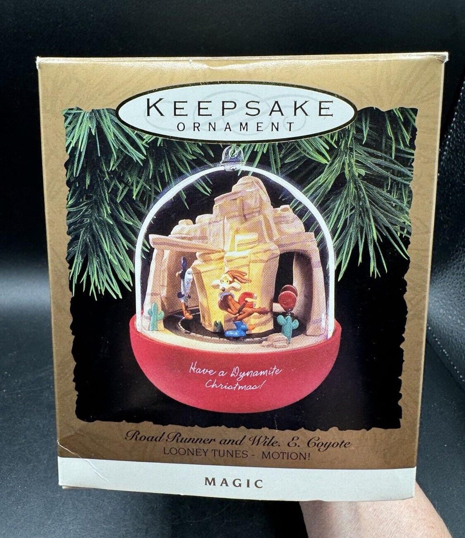Hallmark 1993 Looney Toons Motion Wile Coyote and Road Runner MIB 7D - Etsy