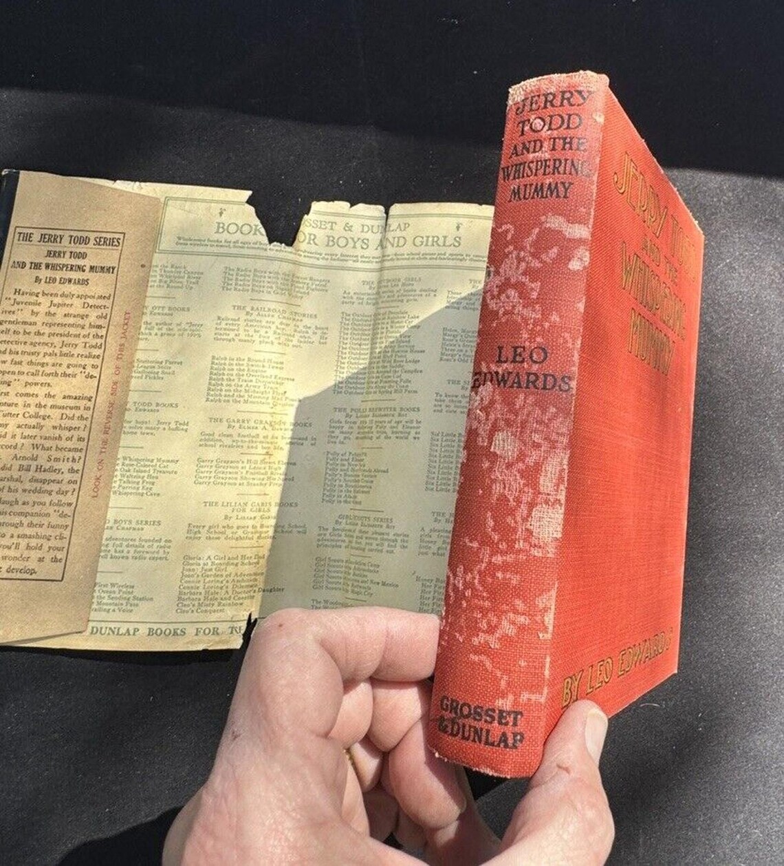 Leo Edwards Jerry Todd and the Whispering Mummy 1923 W/ Dust Jacket - Etsy