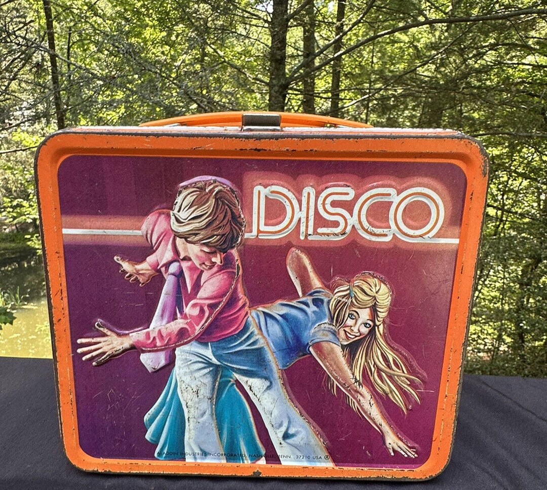 Rare Vintage 1978 Metal Disco Lunchbox Aladdin the Hustle S11 - Etsy