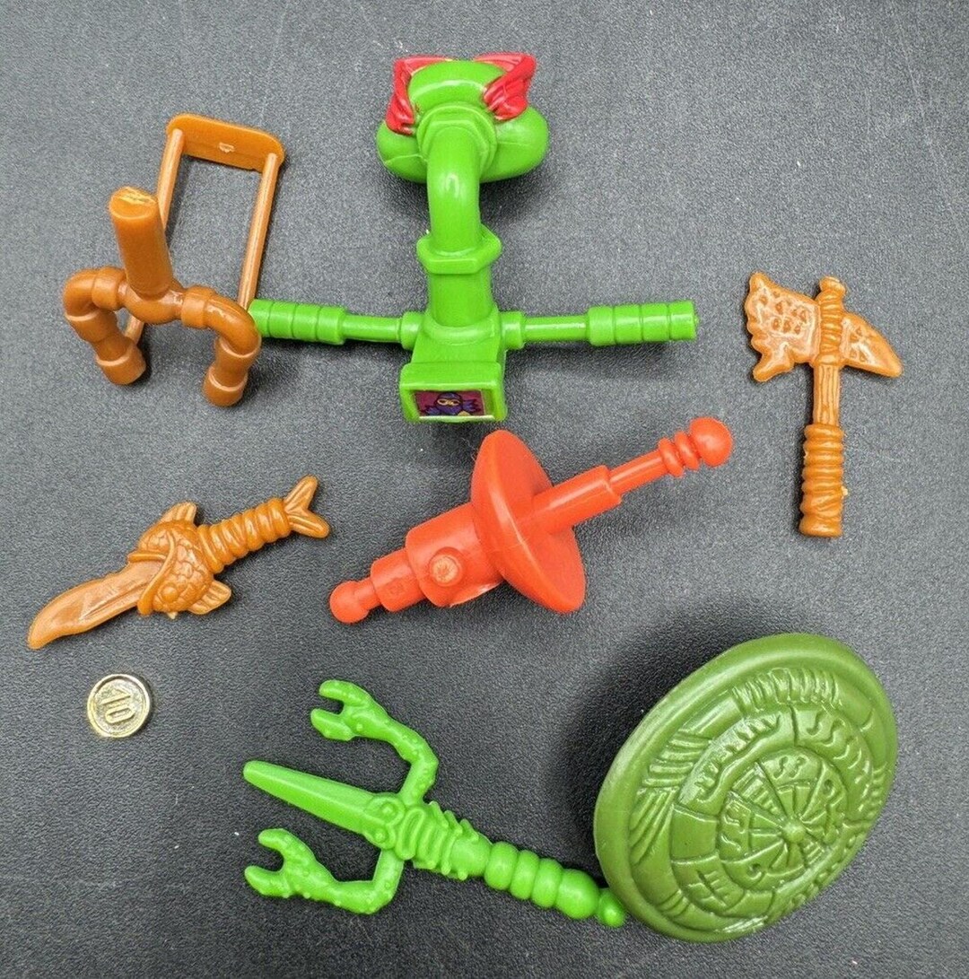 1990’s Head Droppin Raph Ninja Turtle Weapons Accessories & Weapons ...