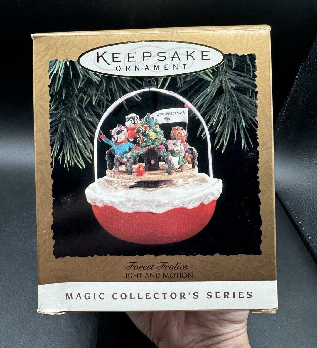 Brand New 1994 Hallmark Keepsake Magic Ornament Forest Frolics Light ...