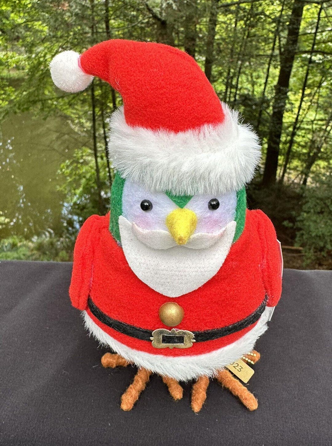 Brand New! Target Featherly Friends Bird Figurine Santa Claus-dapper ...