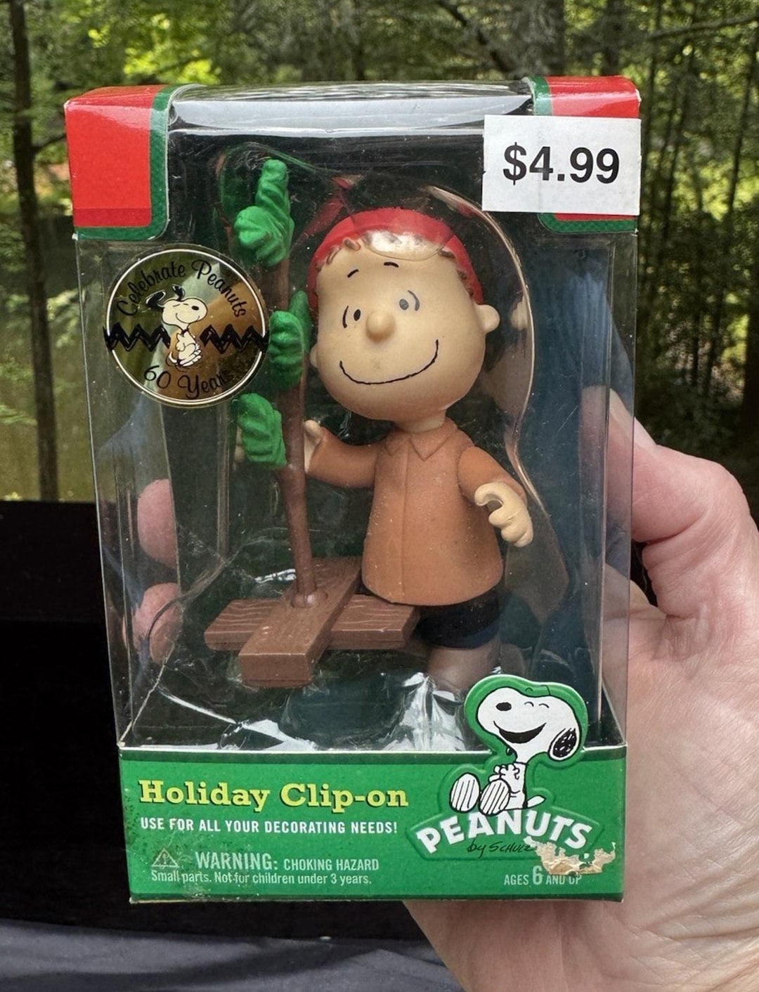 New PEANUTS 60 Years Holiday Clip-on Linus Van Pelt With Tree Forever ...