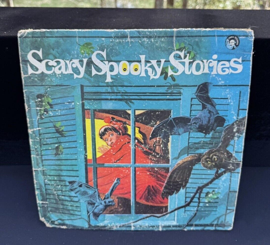 Rare AJ Scary Spooky Stories 33 RPM. LP. Troll Records 50-001 Fair ...