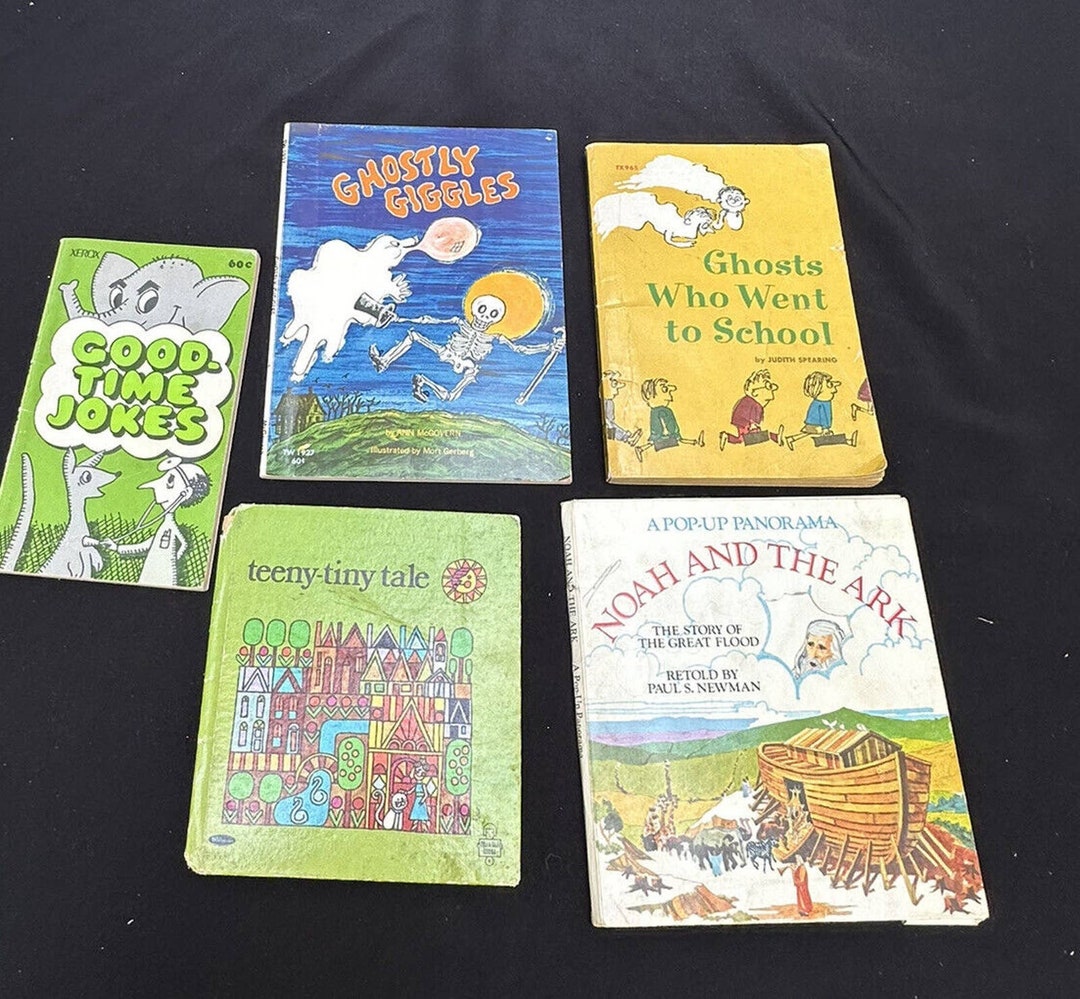 Lot of 5 Vintage 1970s Children’s Books Paperback - Various Titles -BK2 ...