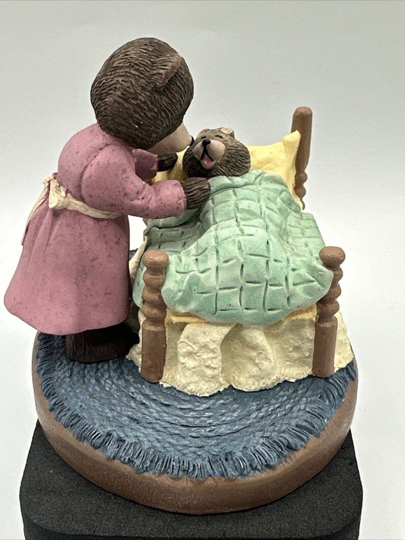 Hallmark Tender Touches "mother Tucks You in at Night” Figurine 1990 ...