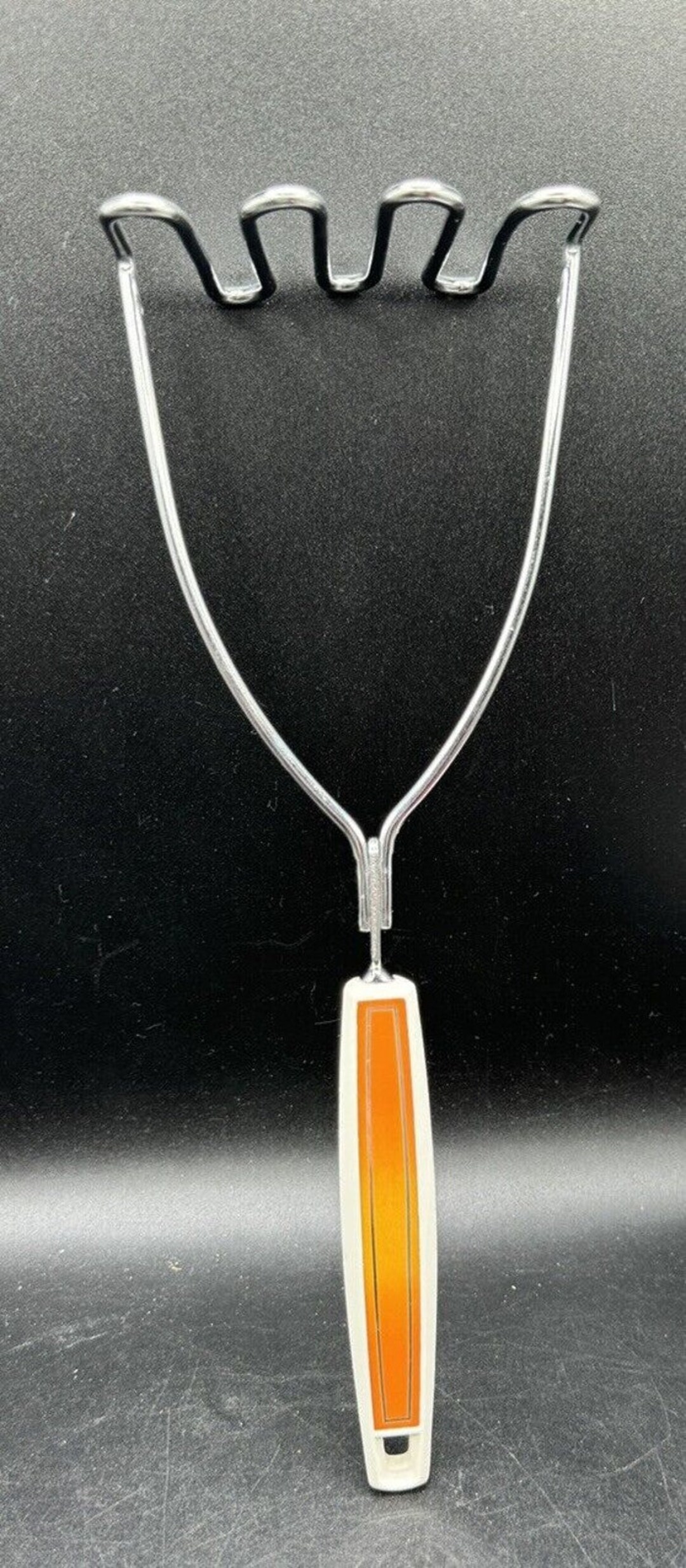 Vintage Potato Masher MCM Plastic Handle 1960’s Burnt Orange Color -A97 ...