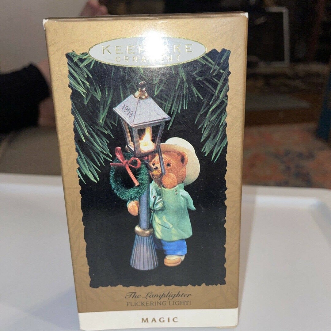 New! Hallmark 1993 Hallmark the Lamplighter Flickering Light! II Y - Etsy