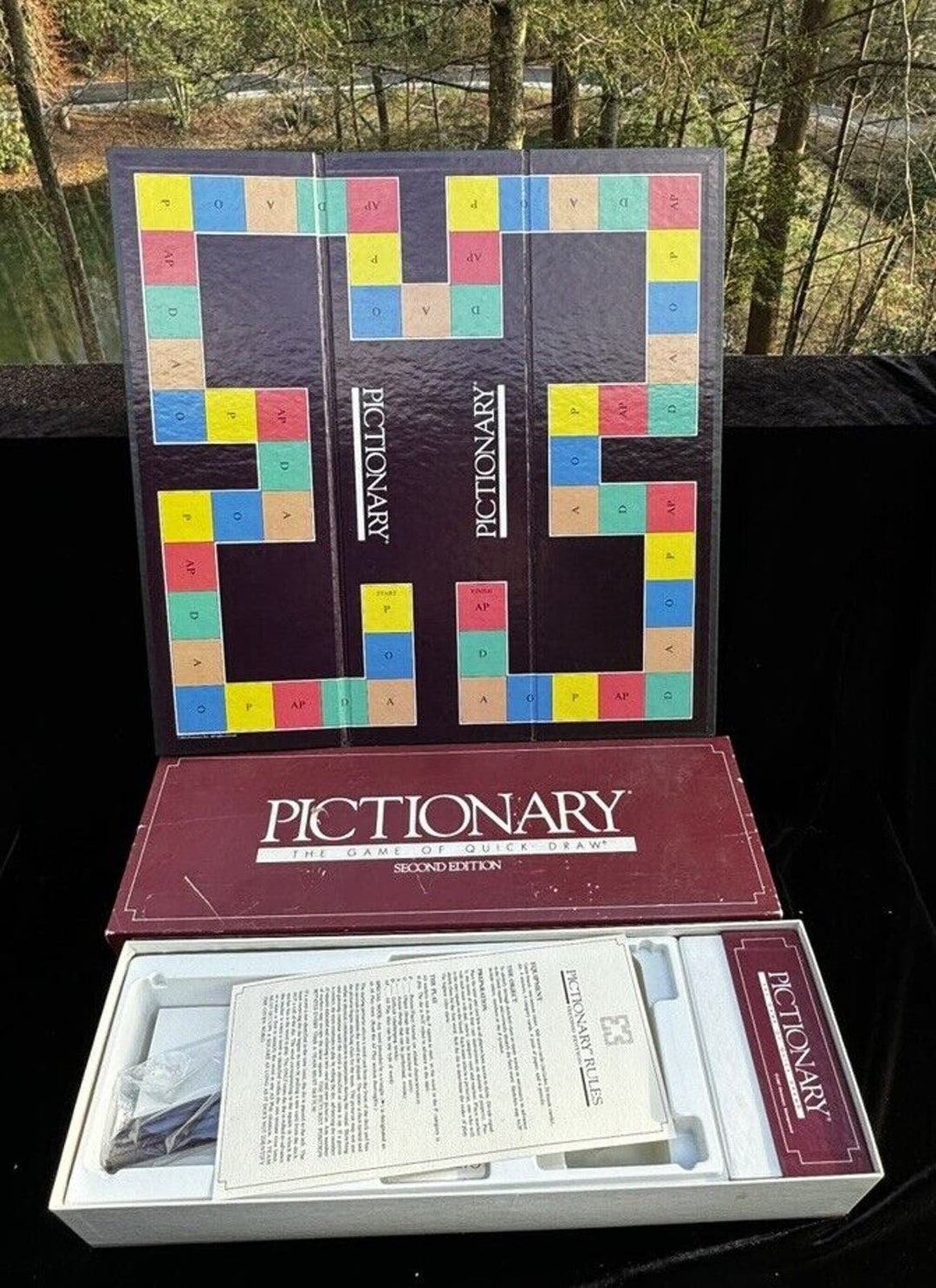 Pictionary Board Game 1987 Second Edition Vintage Family Fun Rare Mint ...