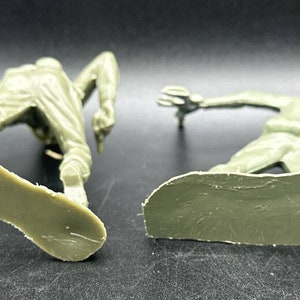 Vintage Louis Marx 6” & 5” WWII Army JUMBO Lot of 2 1960s Excellent ...