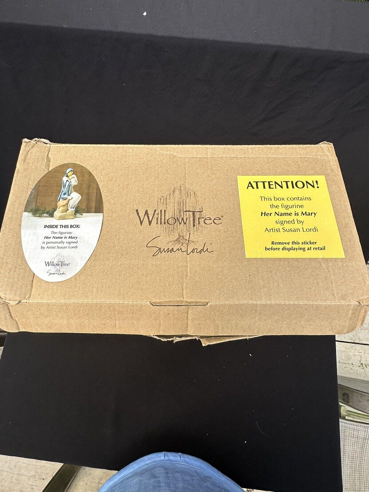 Willow Tree Christmas Story Nativity Lordi Demdaco Mary Joseph Jesus ...