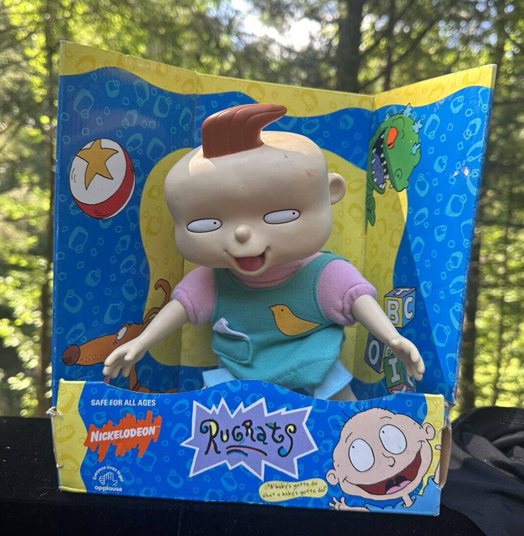 1997 Nickelodeon Rugrats Doll Phil - Applause - New in Box - 12” Tall ...