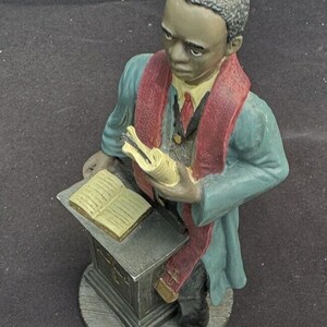 Black African American Preacher Pastor Minister Church Village Figurine ...