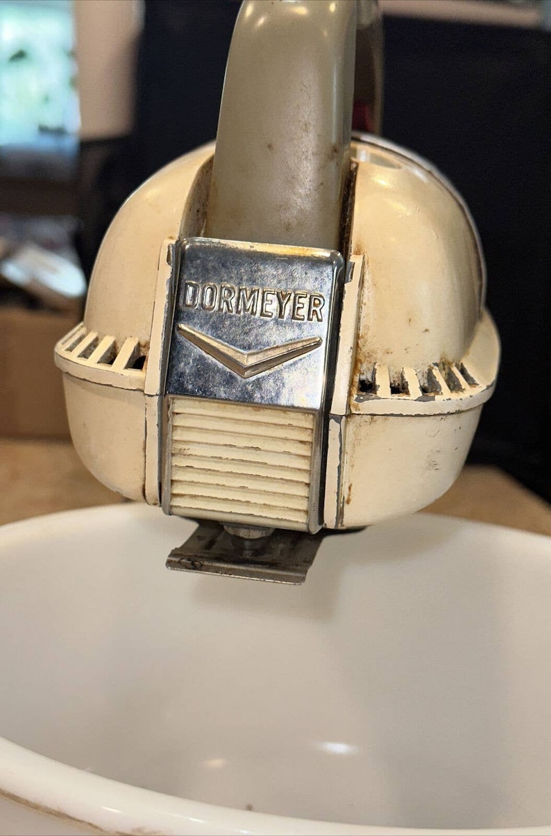 1950s Dormeyer Mixwell Stand-up Mixer With Milk Glass Bowl - Etsy