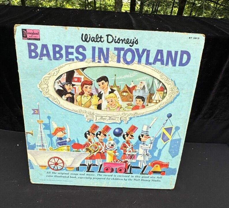 Disney's Babes in Toyland Story and Booklet 1961 Music Vinyl Record ...