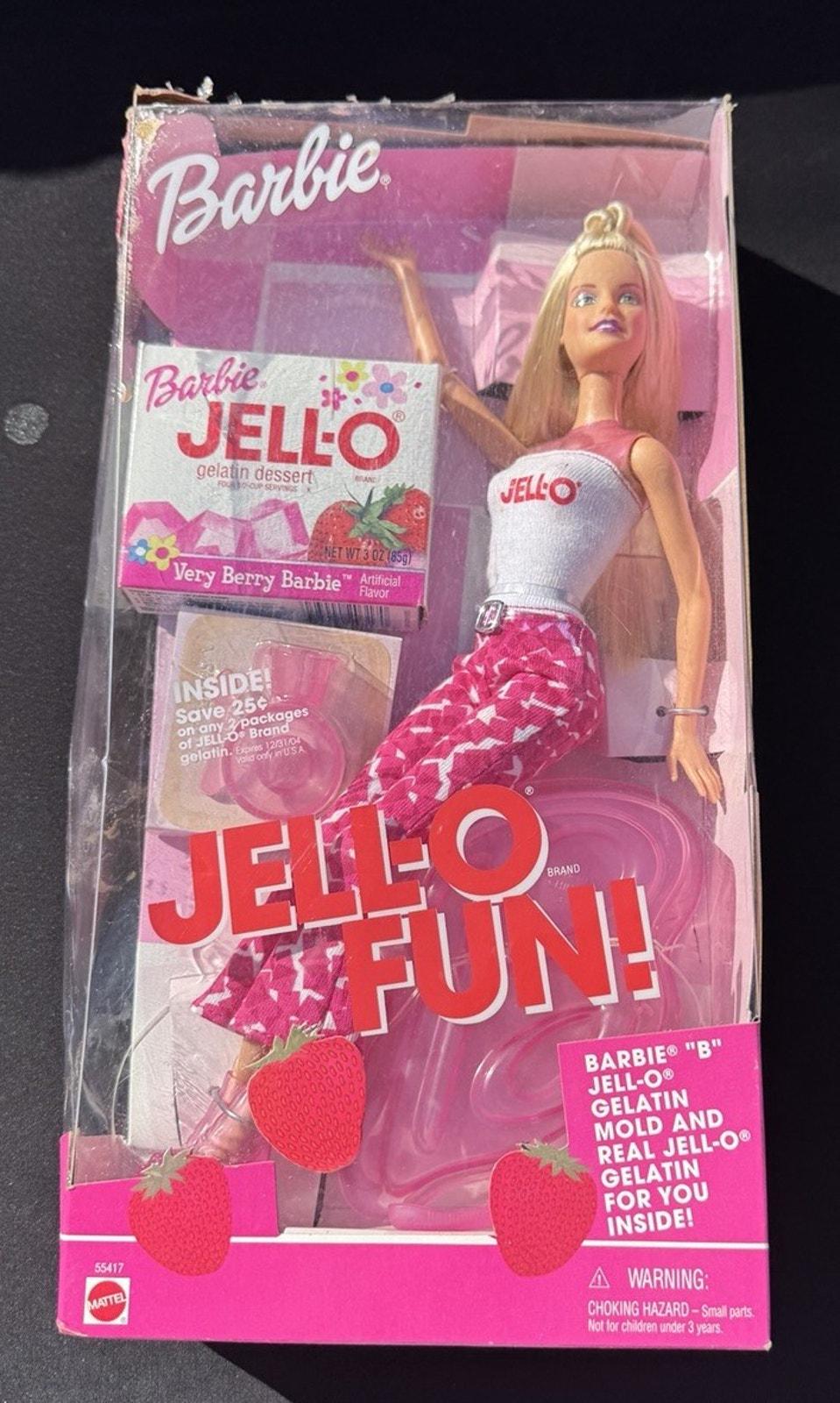 Barbie Jell-o Fun Barbie Doll 2001 Mattel #55417 Real JELLO & MOLD Nrfb ...