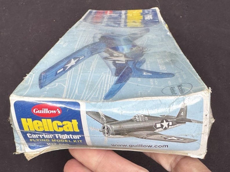 Guillow's F6F Hellcat Flying Model Kit 503 Carrier Fighter WW2 Navy NEW ...