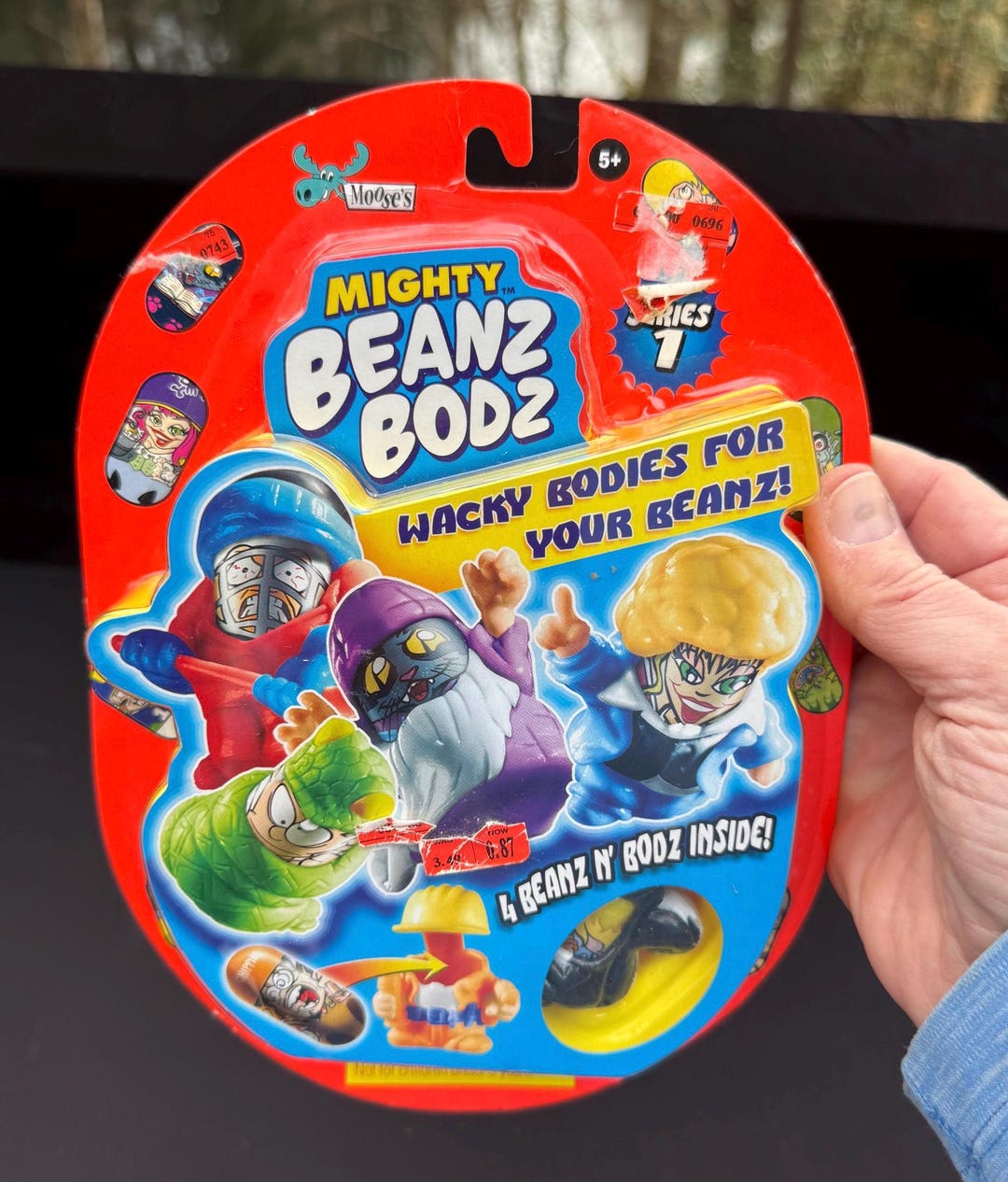Rare Moose's Mighty Beanz Bodz Series-1 With 4 Beanz 4 Bodz Spin Master ...