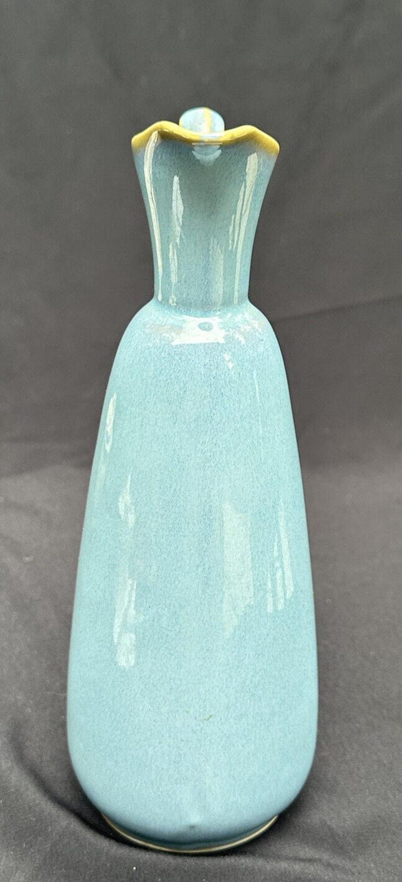Beautiful US Pottery Vintage Maple Syrup Bottle Robbin Egg Blue Ceramic ...